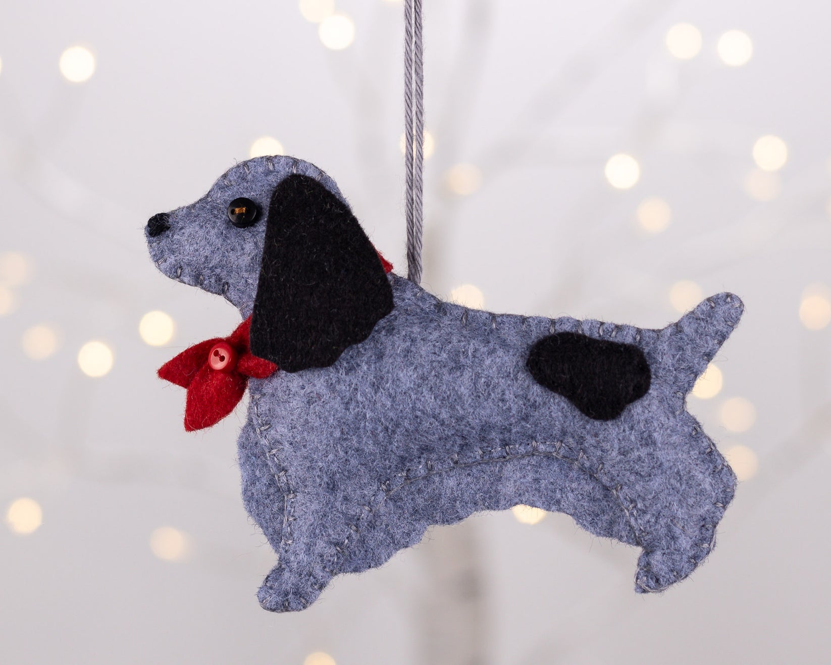 English Cocker Spaniel Felt Sewing Pattern – Tilly & Puffin