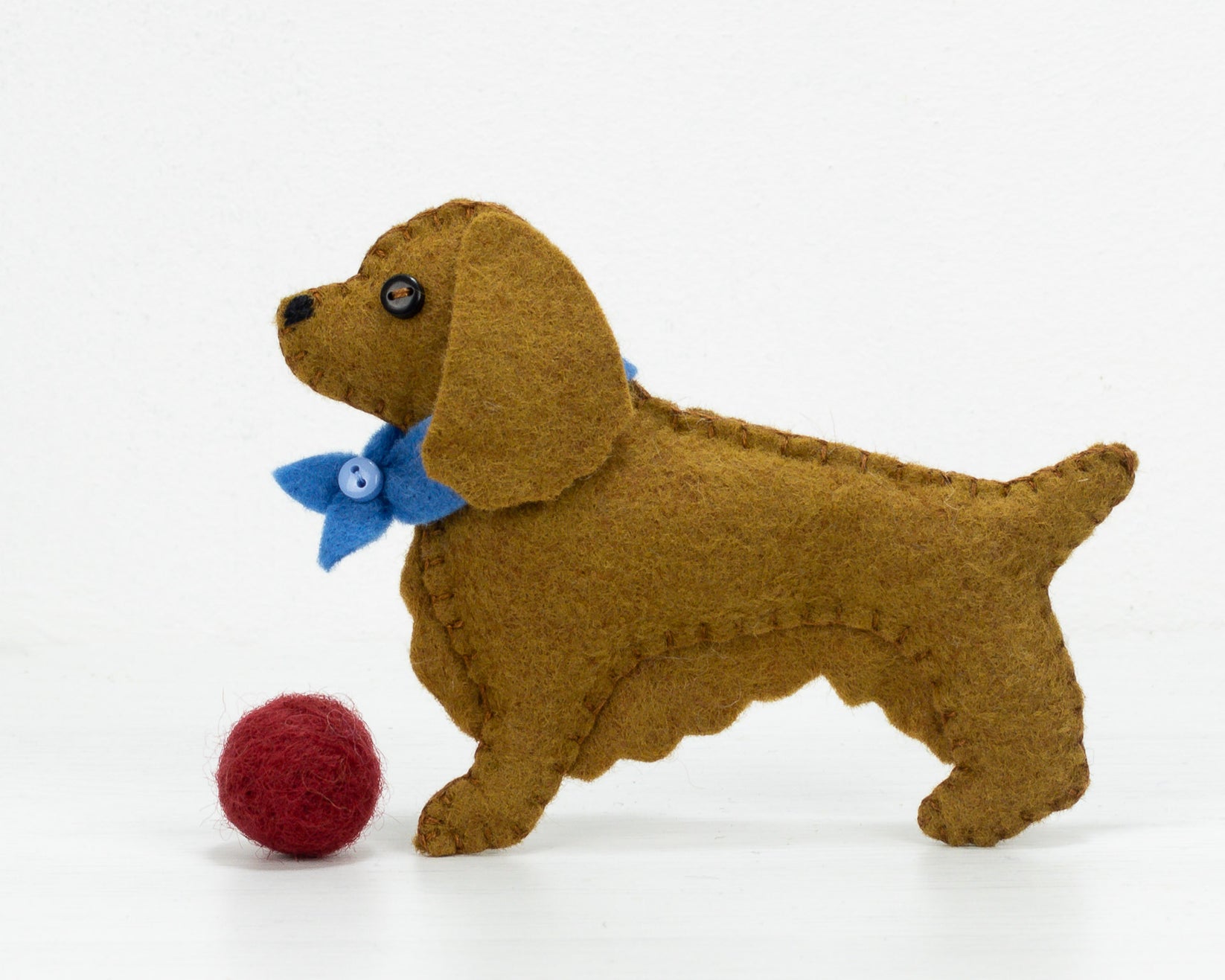 English Cocker Spaniel Felt Sewing Pattern – Tilly & Puffin