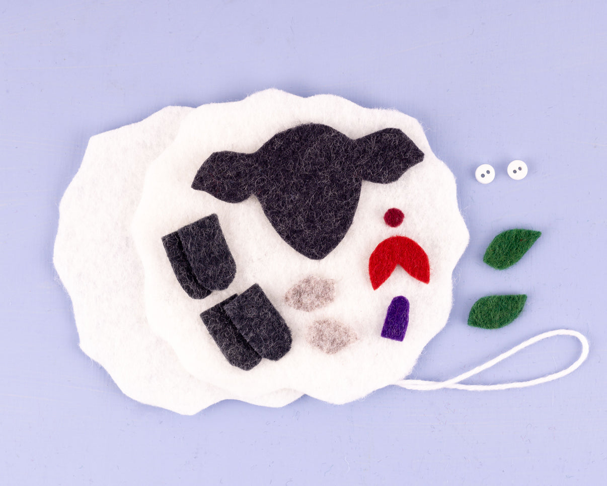Sheep Felt Ornament Pattern – Tilly & Puffin