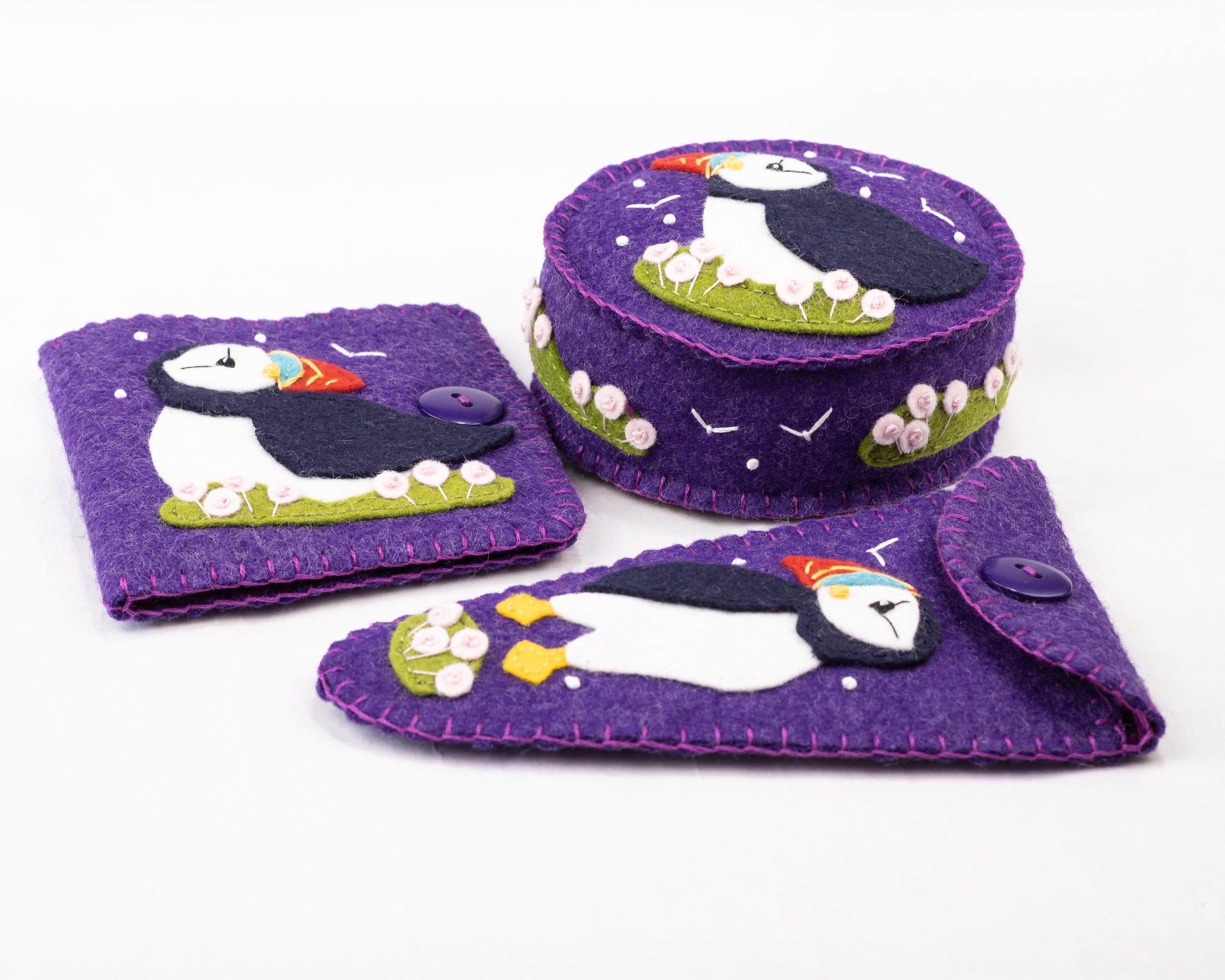 Puffin Felt Pin Cushion – Tilly & Puffin