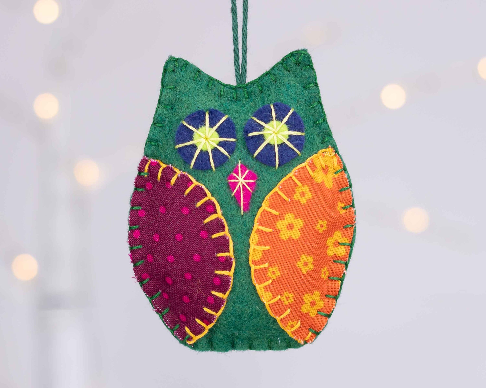 Felt Owl Christmas Ornaments – Tilly & Puffin