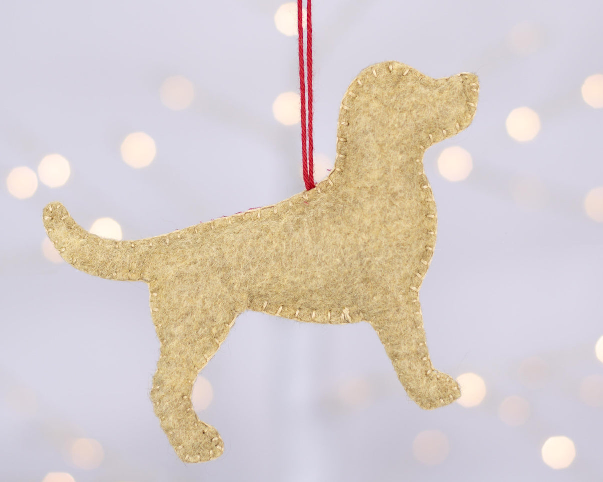 Labrador Felt Ornament Sewing Pattern – Tilly & Puffin